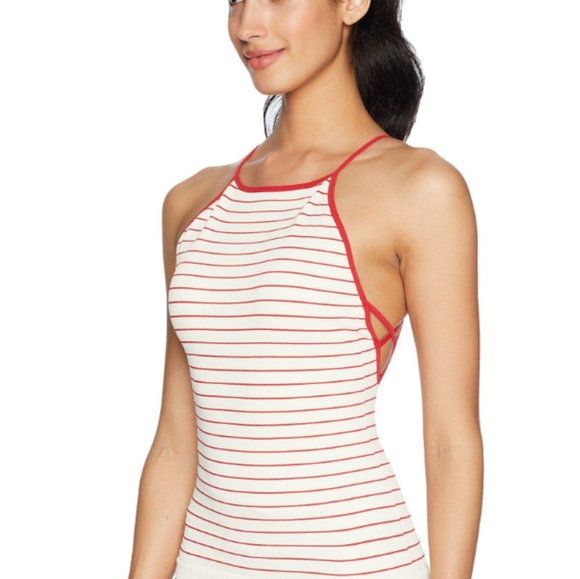 Free People | Tops | Free People Stripe Ribbed Tank | Poshmark